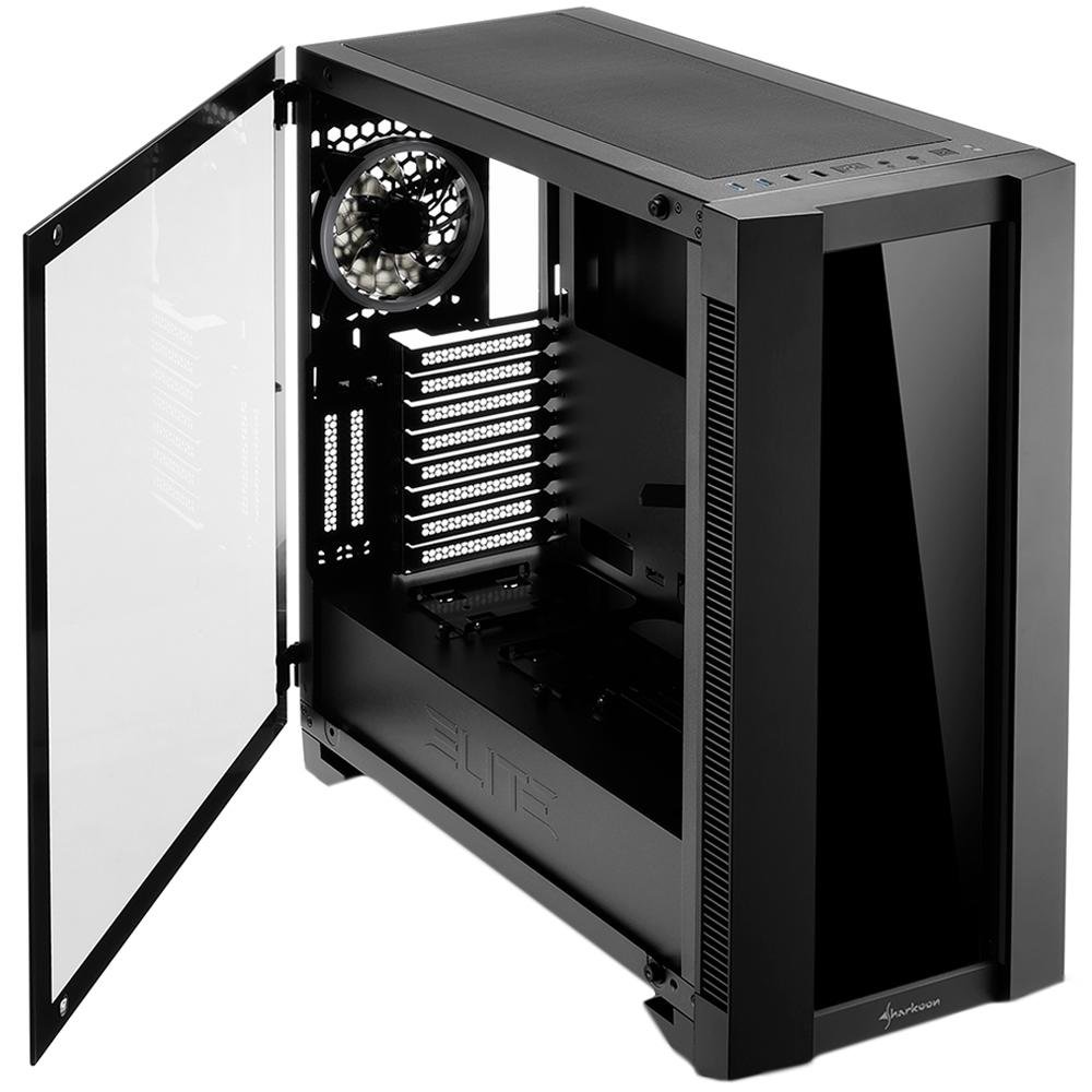 Gabinete Gamer Sharkoon Elite Shark | KaBuM!