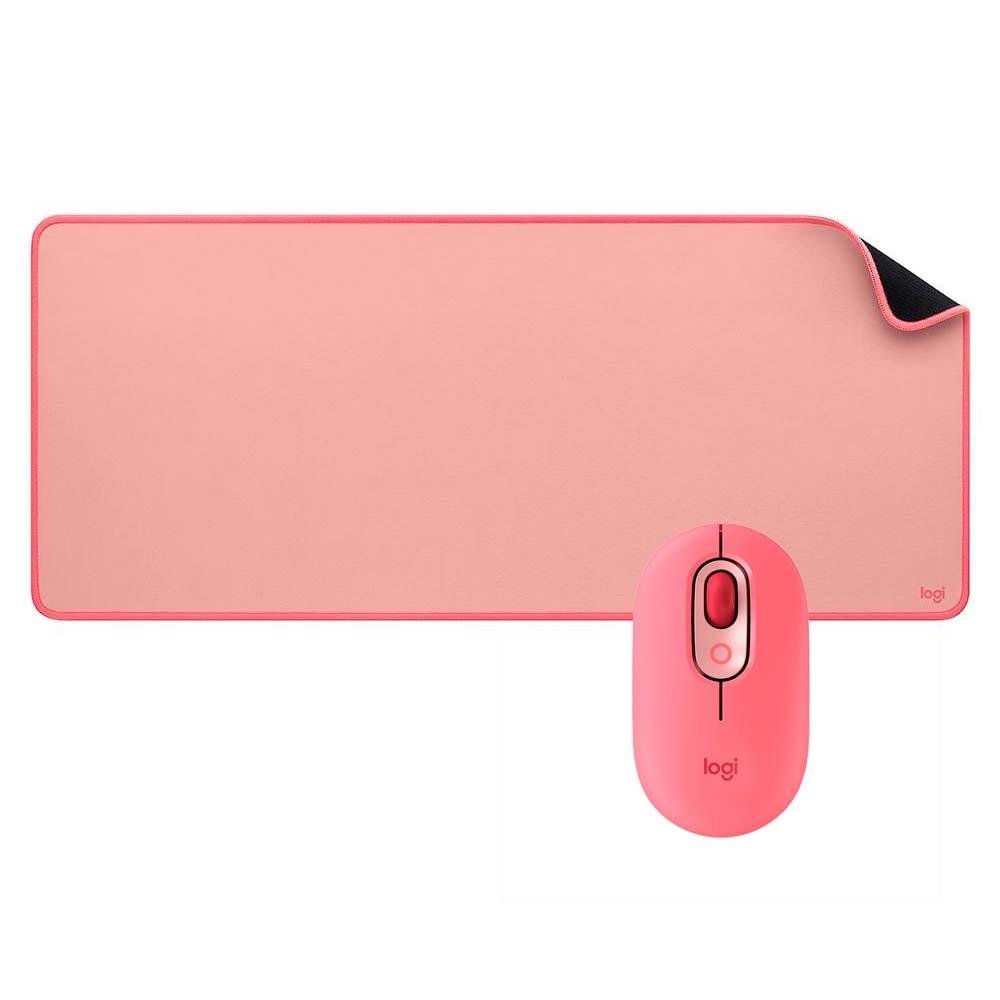Kit Mouse Sem Fio Logitech POP, Rosa Heartbreaker - 910-006551 ...