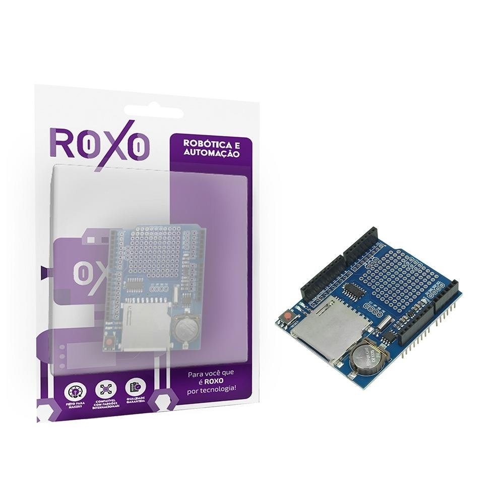 Módulo Data Logging Shield RoXo XD-204 | KaBuM!