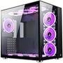 Gabinete Gamer Rise Mode Galaxy Glass | KaBuM!