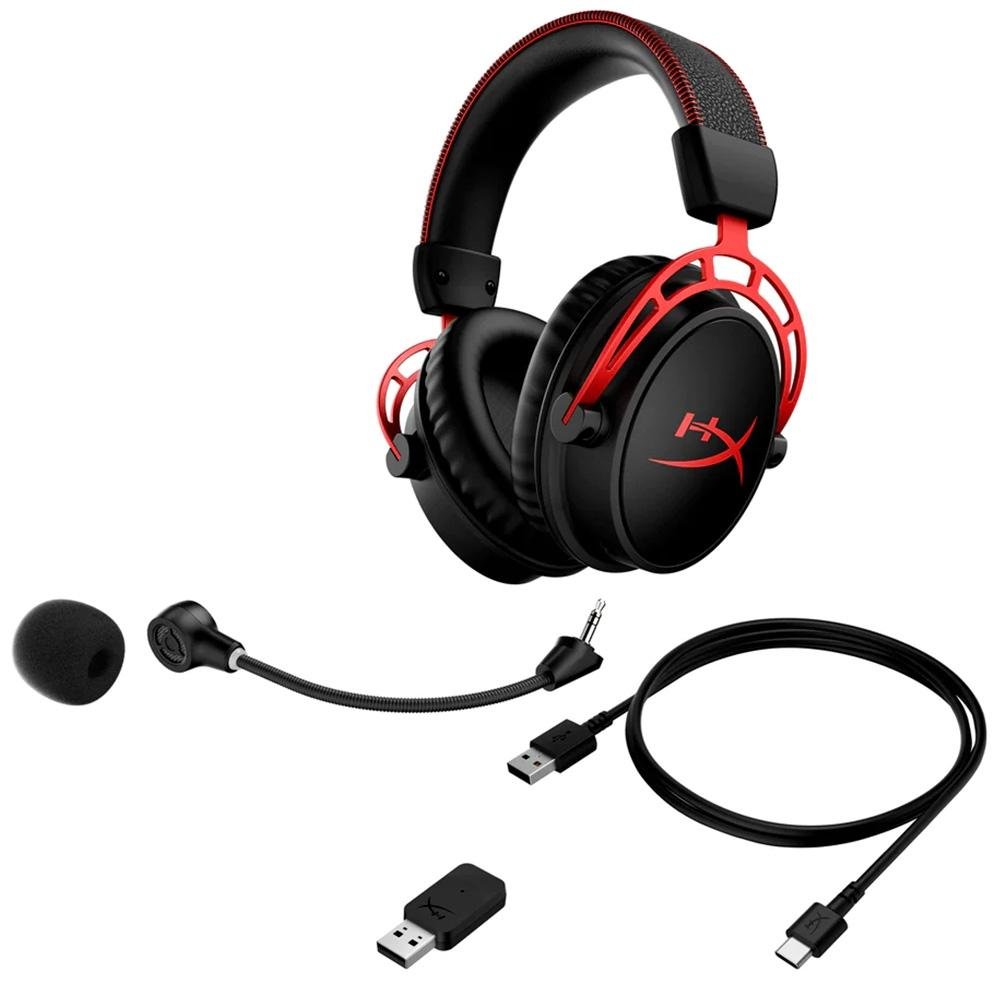 Headset Sem fio HyperX Cloud Alpha | KaBuM!