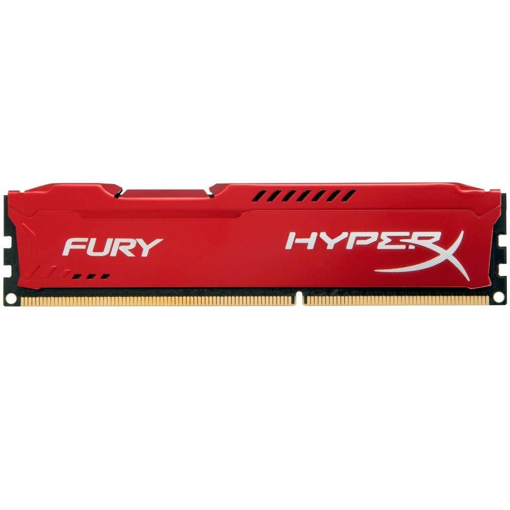 Memória HyperX Fury, 8GB, 1333MHz, DDR3, CL9, Vermelho - HX313C9FR/8 ...