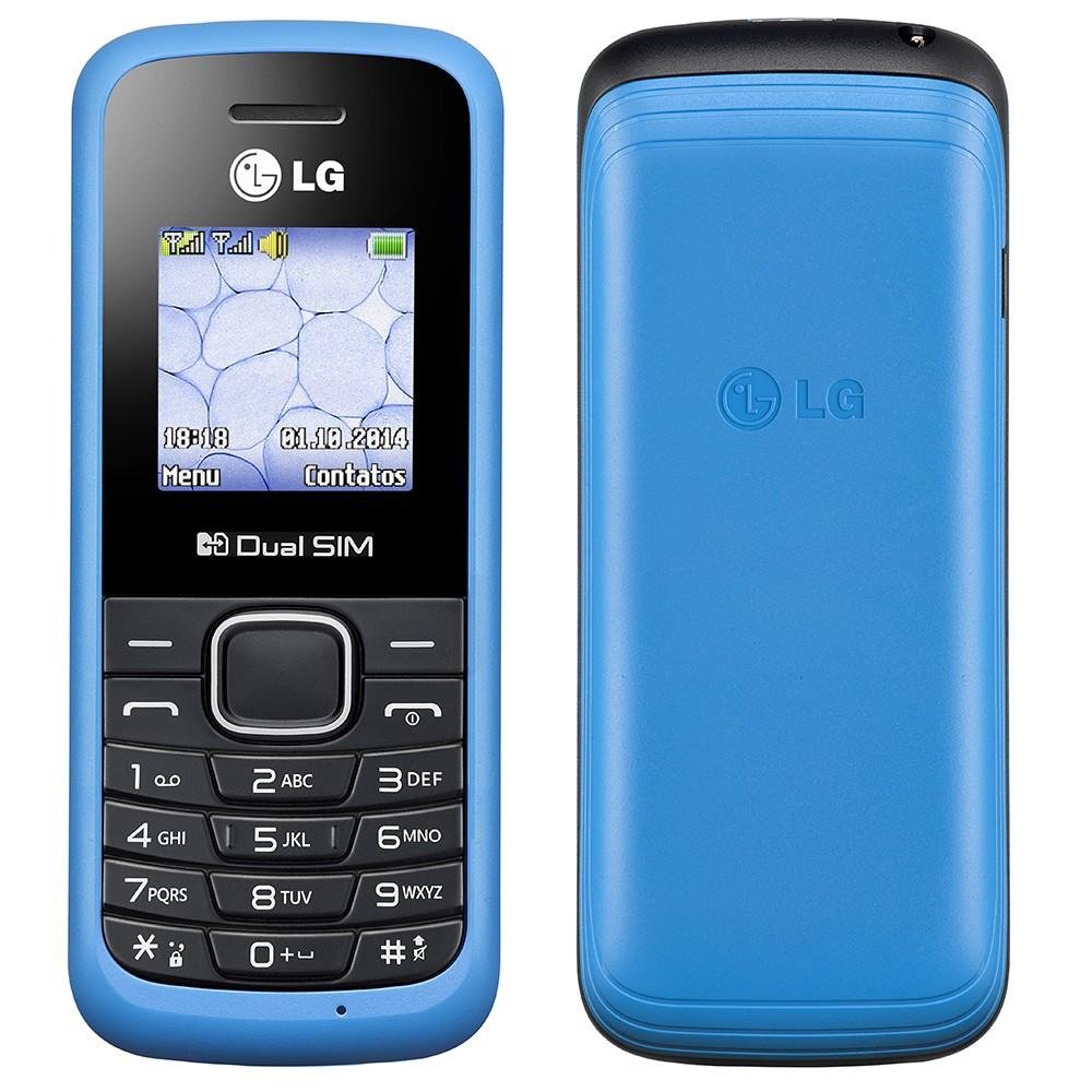 Celular LG B220 Dual Chip, Rádio FM e Super Lanterna - Azul