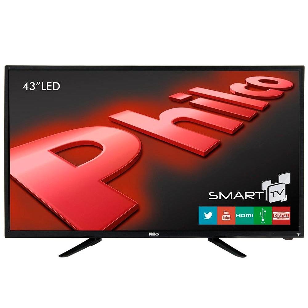 Smart TV Philco LED 43´ Full HD com Conversor Digital, HDMI, USB ...