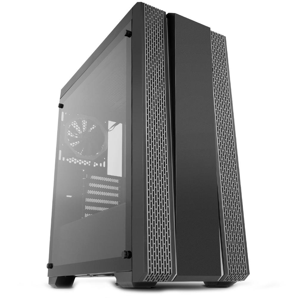 Gabinete NOX HUMMER FUSION, Lateral em Vidro Temperado, Faixas de ...