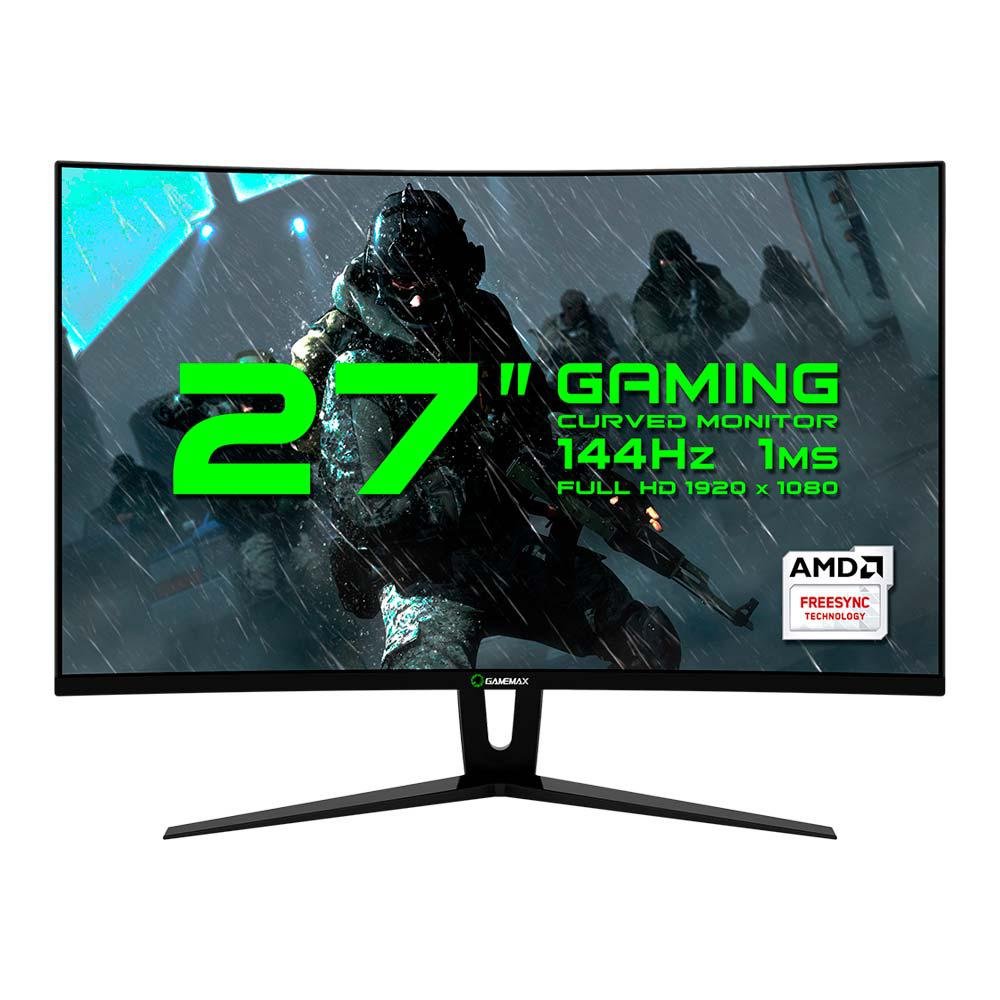 Monitor Gamer 27'' Curvo, Full HD, 144hz, Freesync | KaBuM!