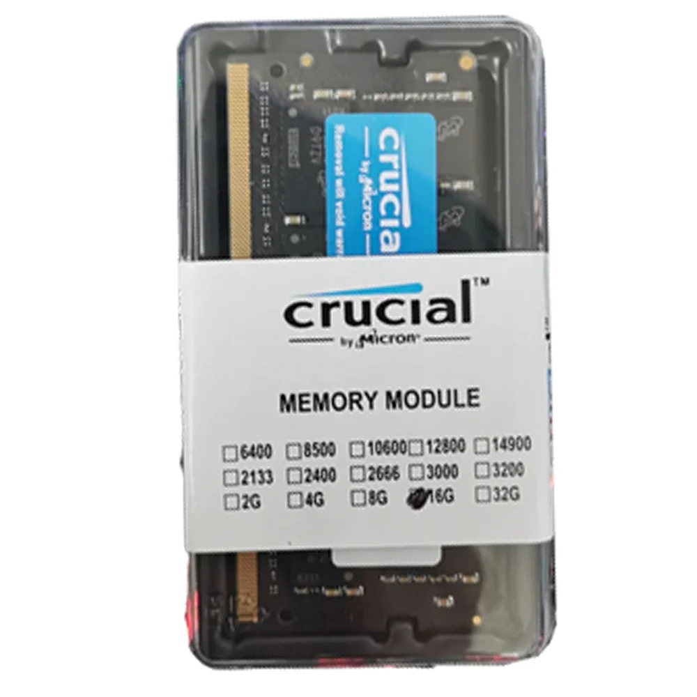 Memória Ram Notebook Crucial Ddr4 16gb 2666mhz