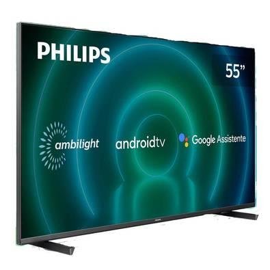Smart TV LED Philips 55 Polegadas UHD 4K, Wi-Fi, 4 HDMI, 2 USB, 60hz ...