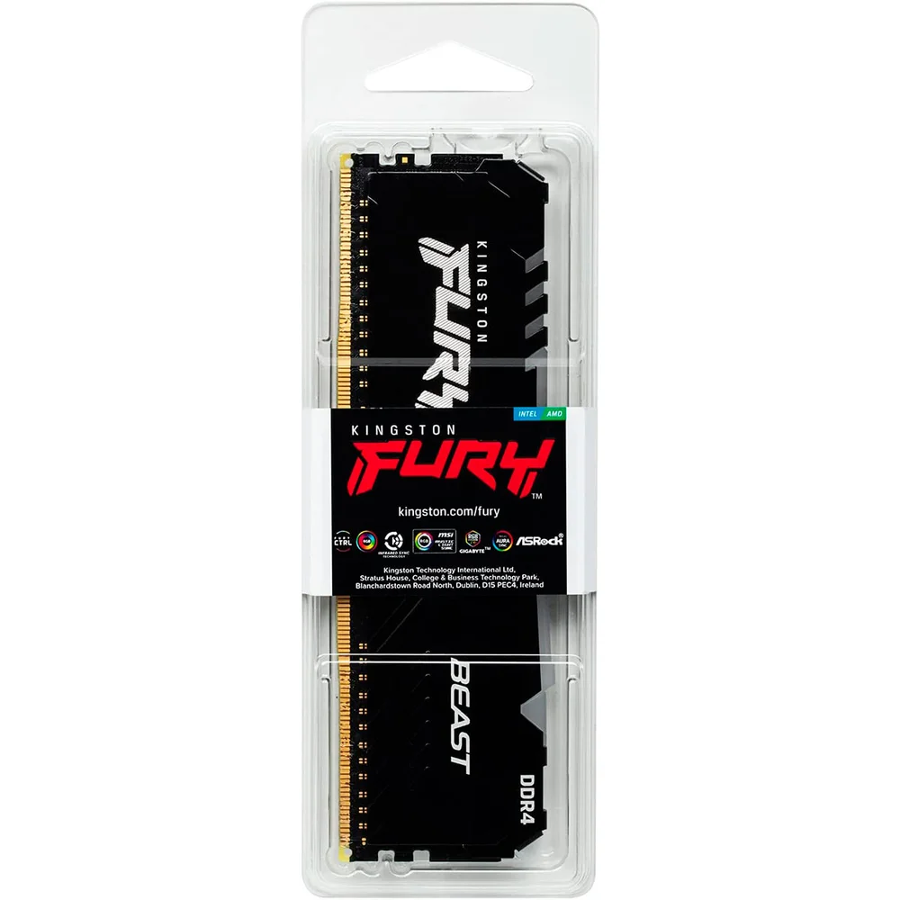 Memória Kingston Gamer Fury Beast RGB 16GB