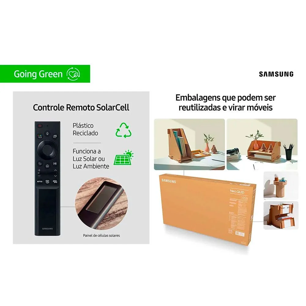 Smart TV Samsung 75 The Frame QLED 4K KaBuM