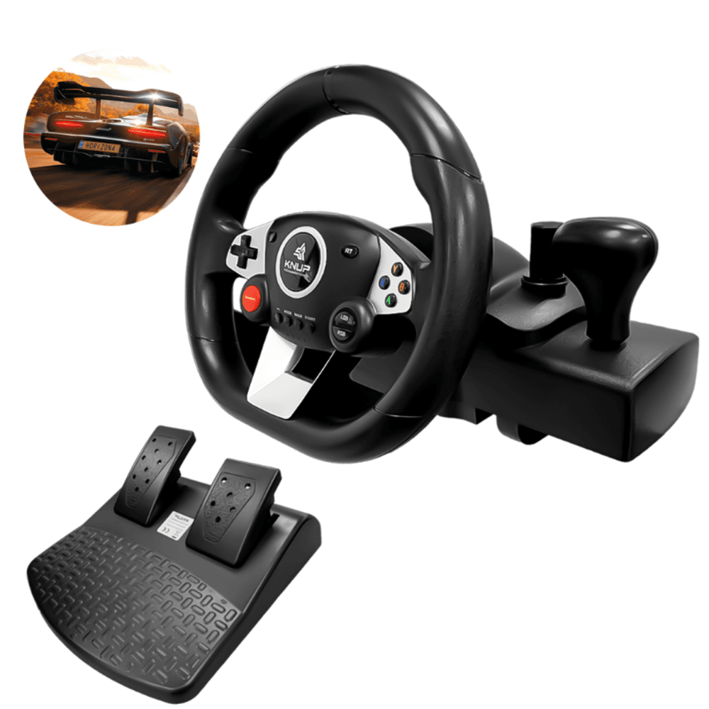 Volante Gamer Knup Kp5816 Pro Gaming Gears KaBuM