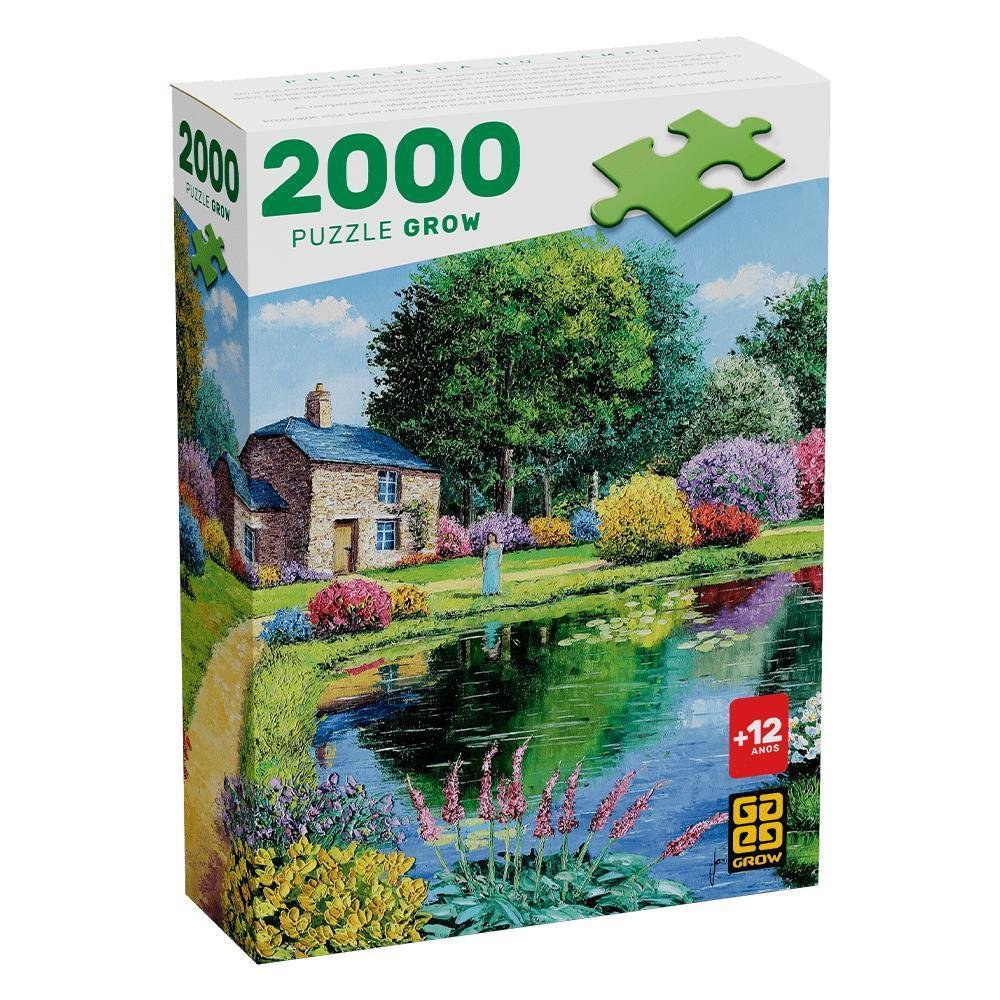 Puzzle 2000 Peças Primavera No Campo | KaBuM!