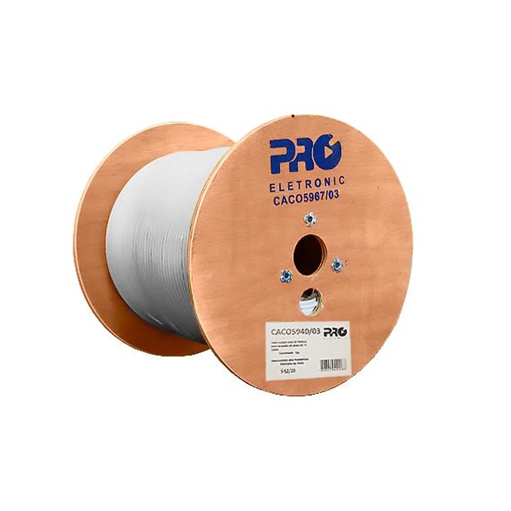 Cabo Coaxial Rg59 Proeletronic KaBuM