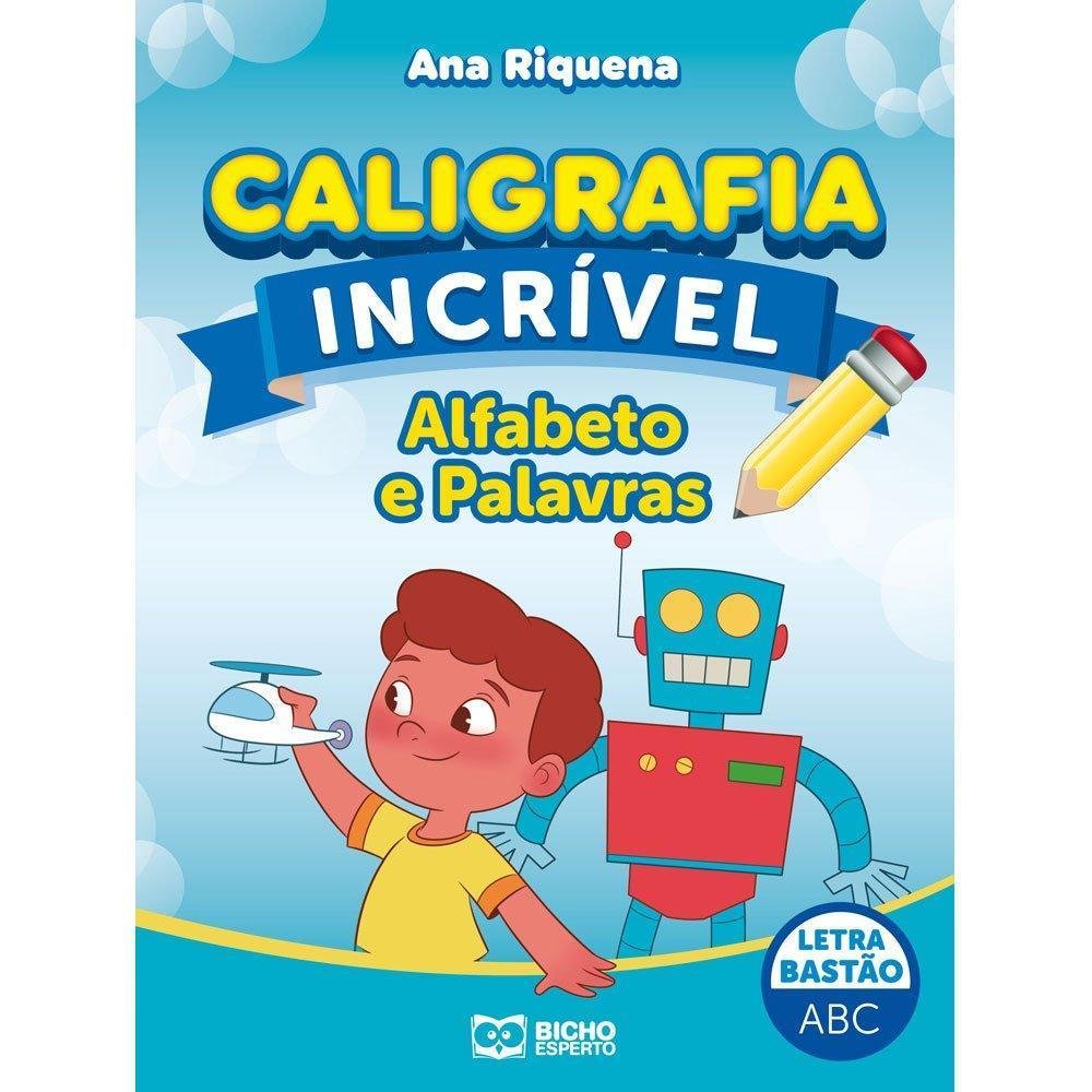 Livro - Caligrafia Incrível Letra Bastão | KaBuM!