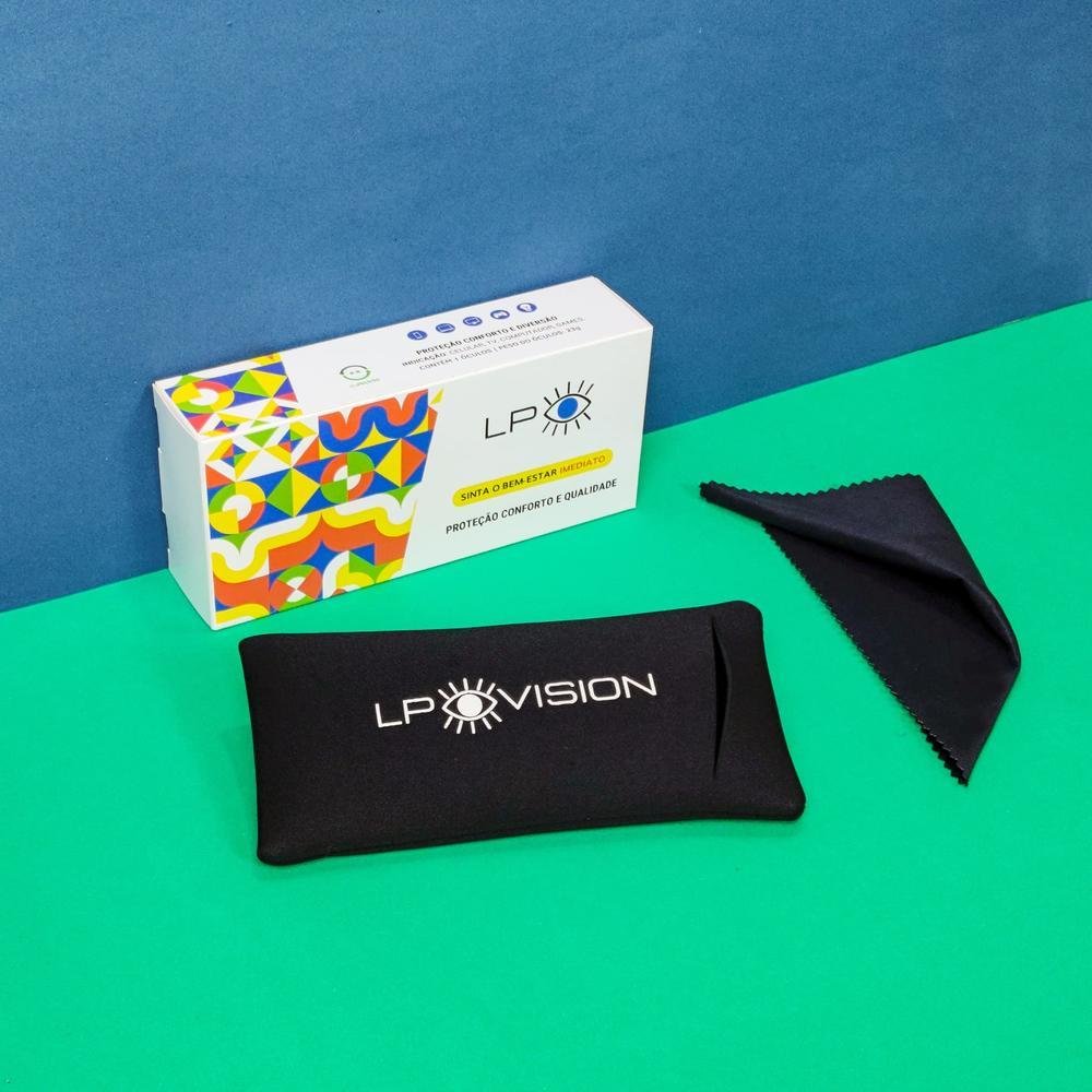 Óculos Para Gamer LP Vision Gamer V2 Cinza KaBuM