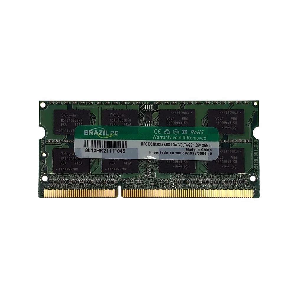 Memória 8GB 1600MHz DDR3L Para Notebook KaBuM