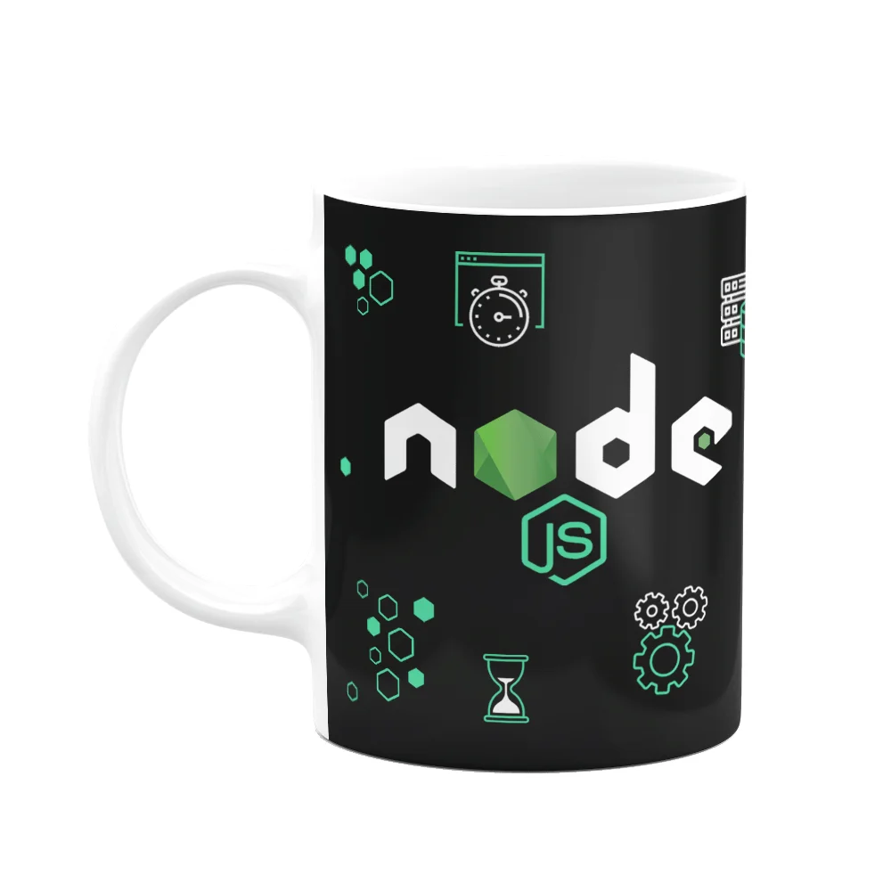 Caneca DevNew Mug Node Js Bdark KaBuM