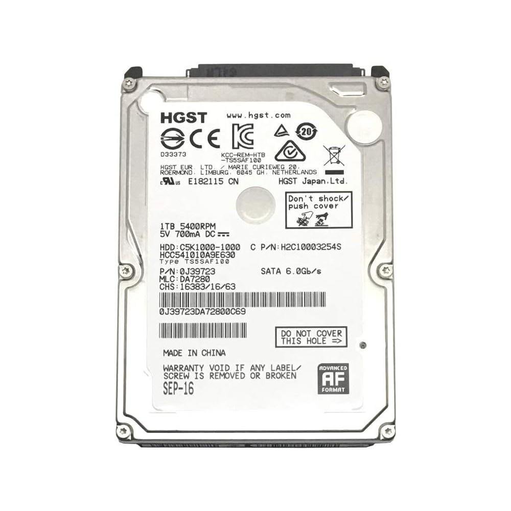 HD Hgst Sata3 1TB 5400RPM KaBuM