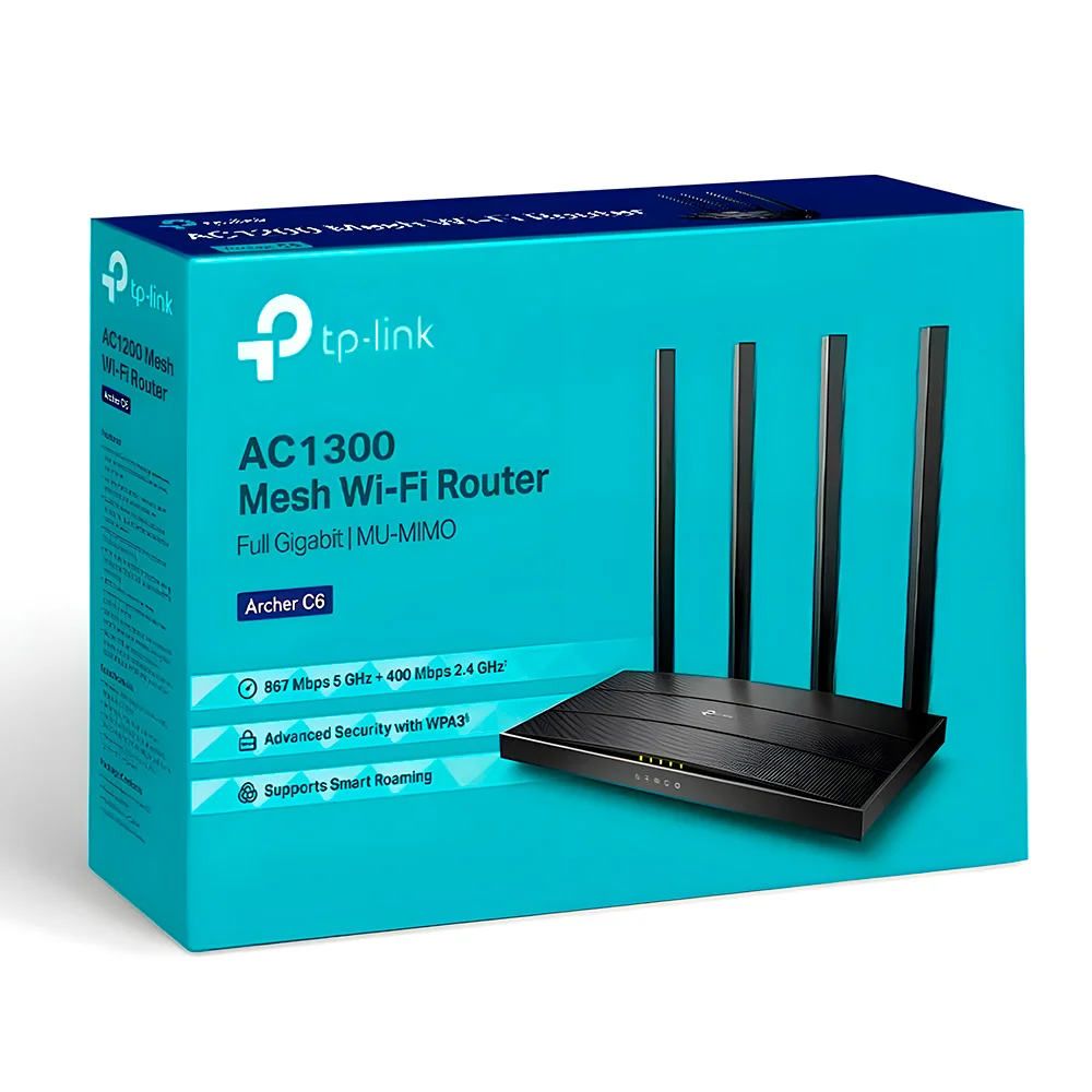 Roteador Tplink Archer C6 WIFI KaBuM