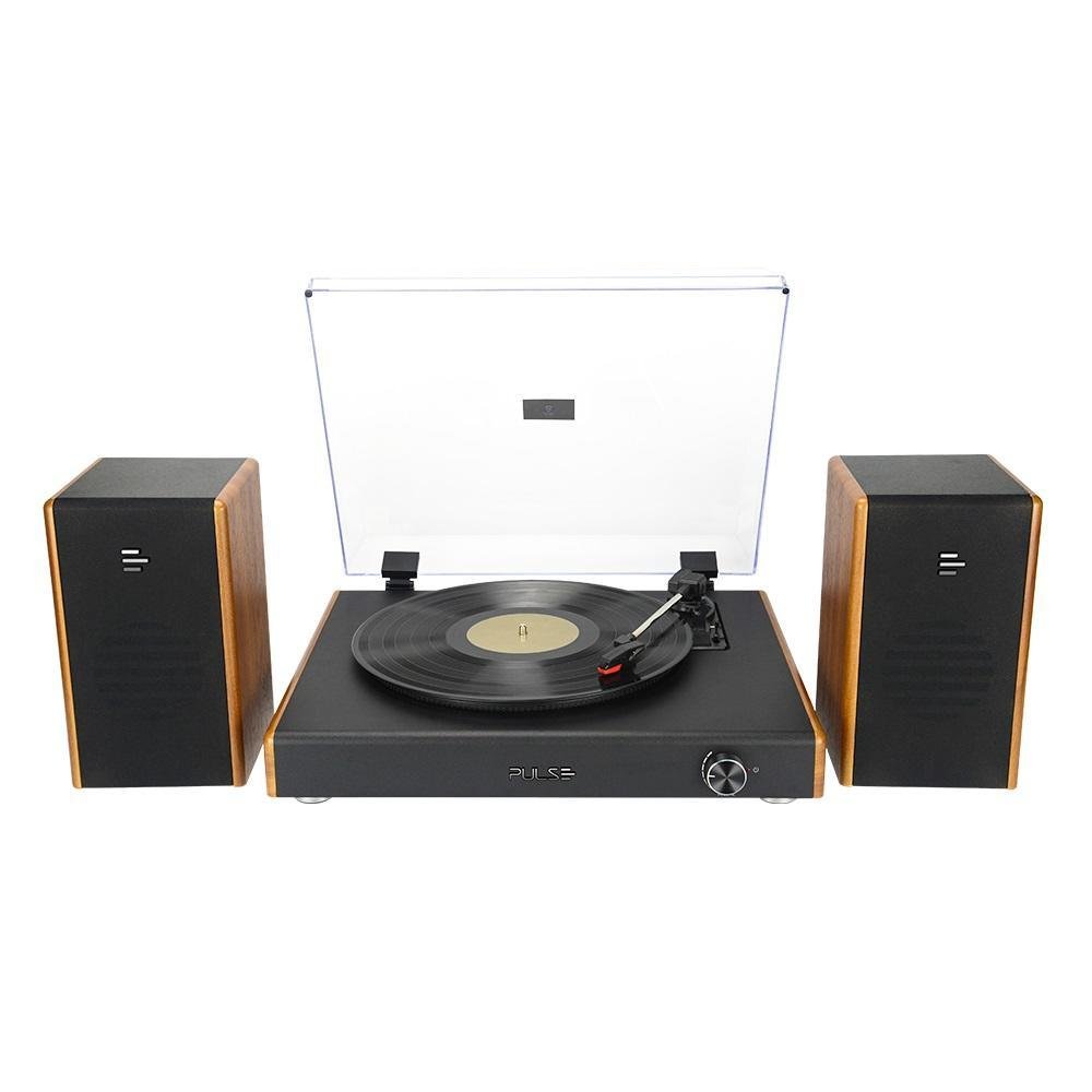 Vitrola Retrô Pulse Stanley 30W RMS Bluetooth USB